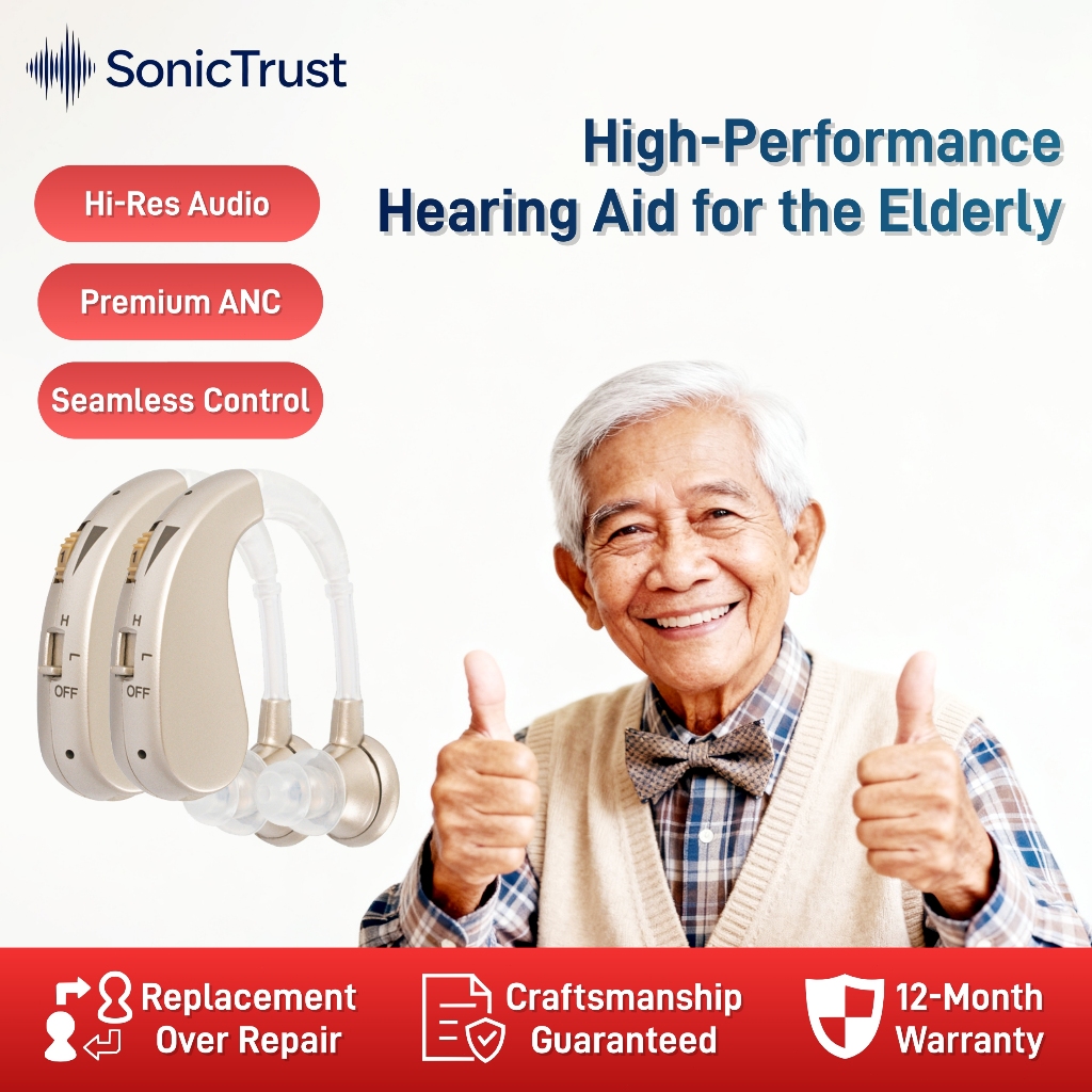 【SonicTrust】Hearing Aid Dual-Channel AI Noise Cancellation Hearing ...