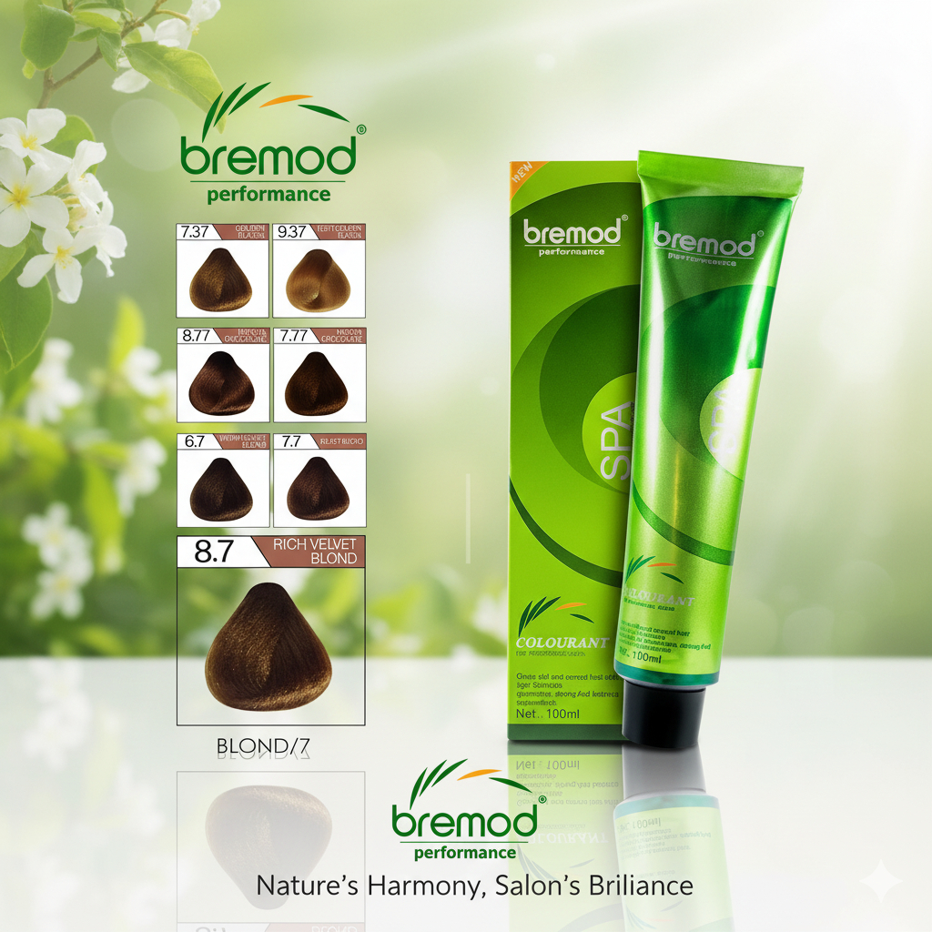 Bremod Performance Hair Color 100ml | Brown Series | Rich Natural ...