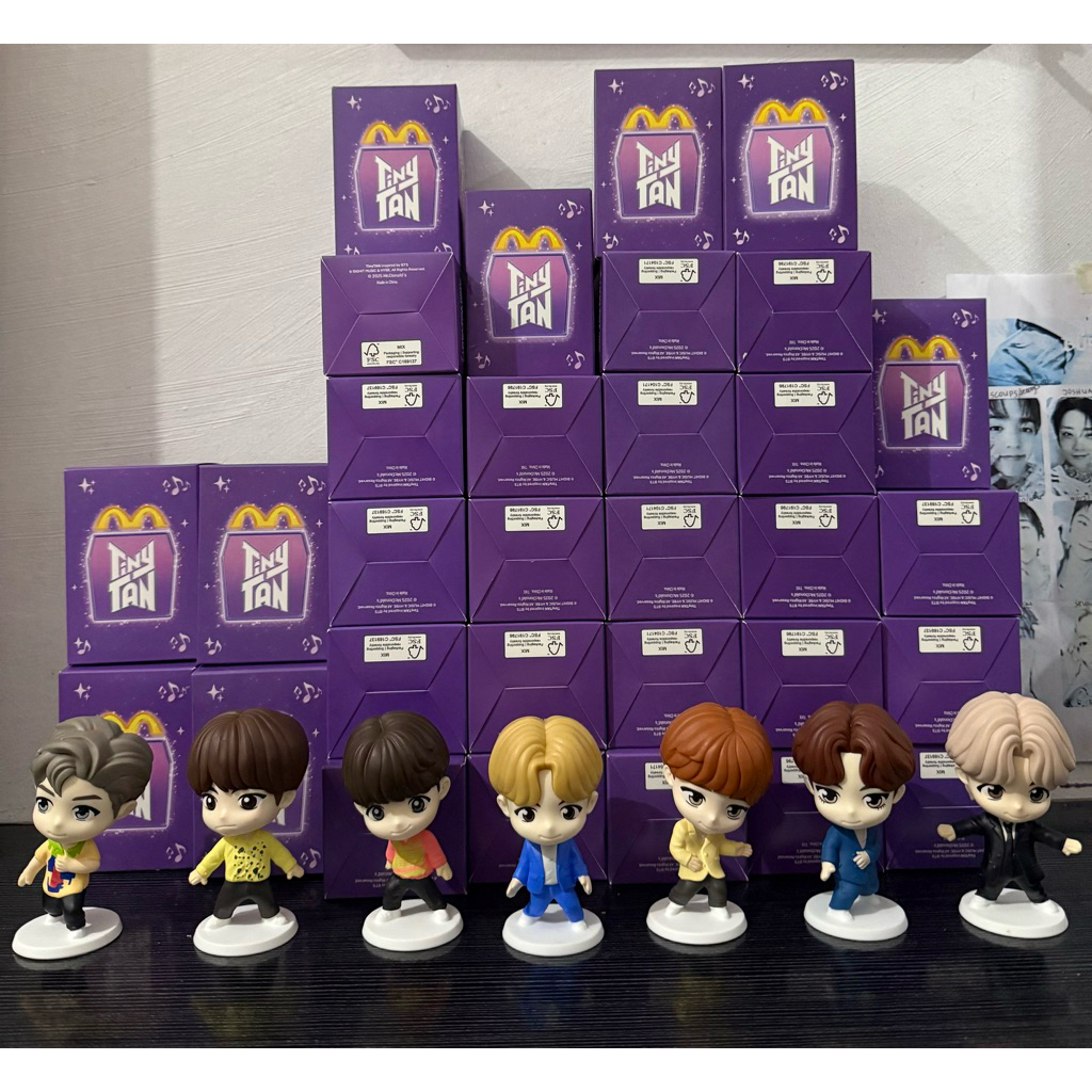 BTS TINYTAN MCDO HAPPY MEAL THROWBACK EDITION (ONHAND) | Shopee Philippines