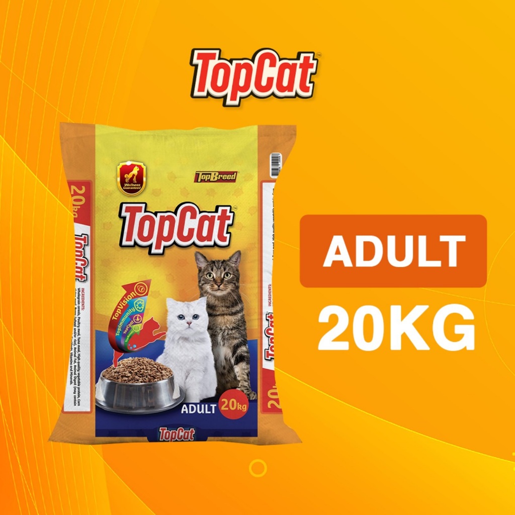 TOPCAT, cat food, universal robina, 20Kilo | Shopee Philippines