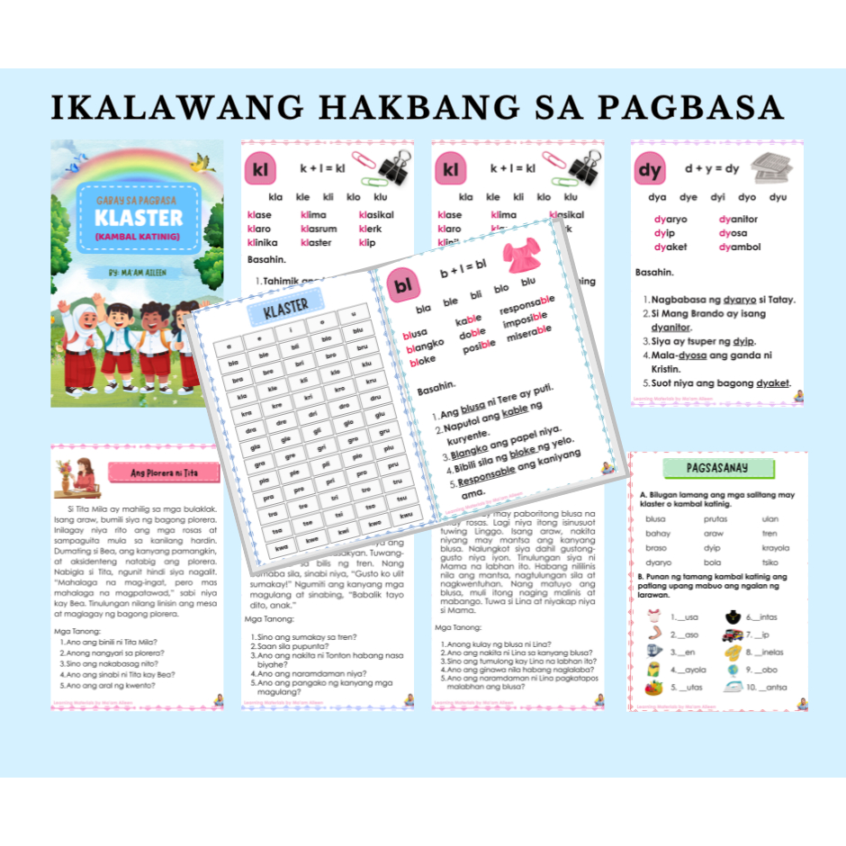 KLASTER: Gabay sa Pagbasa – 48 Pages | A5 Size | 80 GSM | Filipino ...