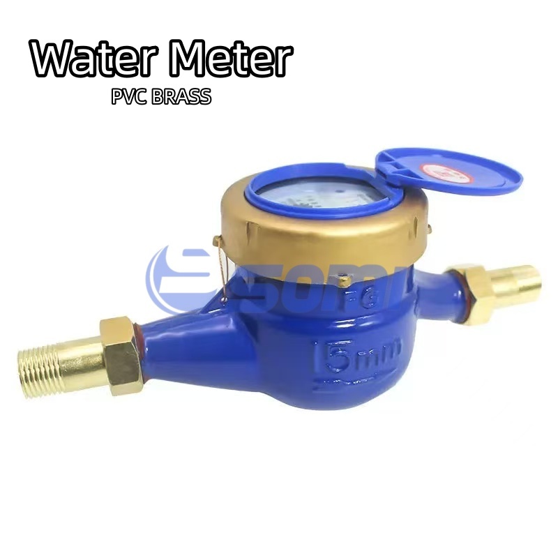 Water Meter Water Sub Meter 1/2 metal Brass Adaptor Wet Tapy | Shopee ...