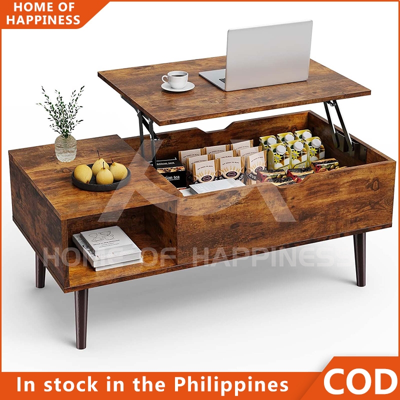 Nordic Lifting Coffee Table Multifunctional Dining Table Living Room ...