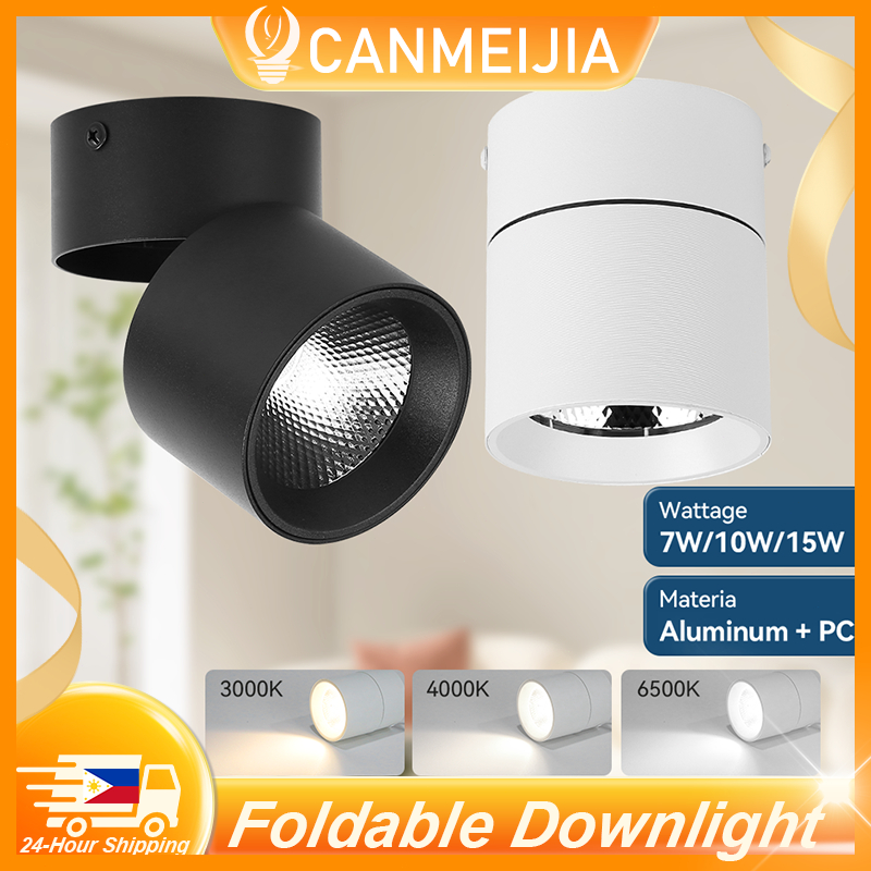 Foldable Downlight 3Colors Pin Light Ceiling Lamp Surface Mounted ...