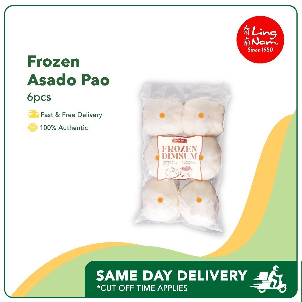 Ling Nam Asado Pao 6pcs [Dimsum, Siopao & Chinese] | Shopee Philippines