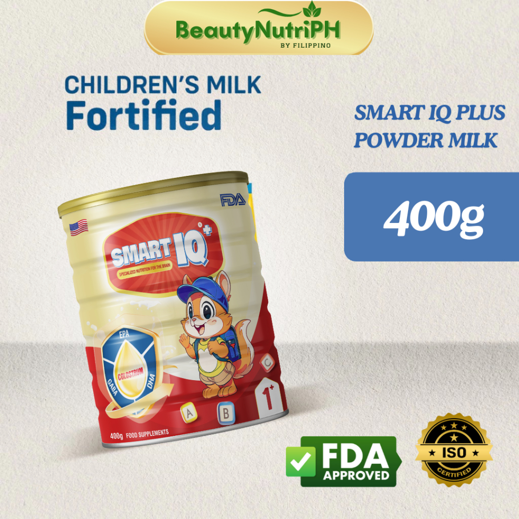 Smart IQ Milk for Kids | Brain Development & Speech Support | DHA GABA ...