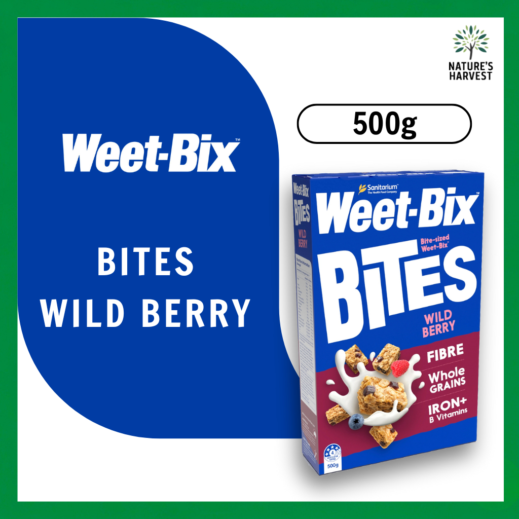 WEET-BIX Bites Wild Berry Cereal (500g) | Shopee Philippines
