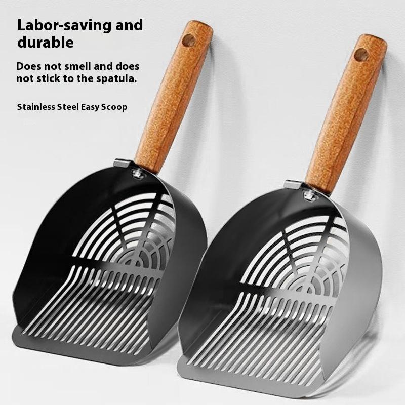 Cat Litter Scoop Stainless Steel Metal Garbage Shovel Durable Handle ...