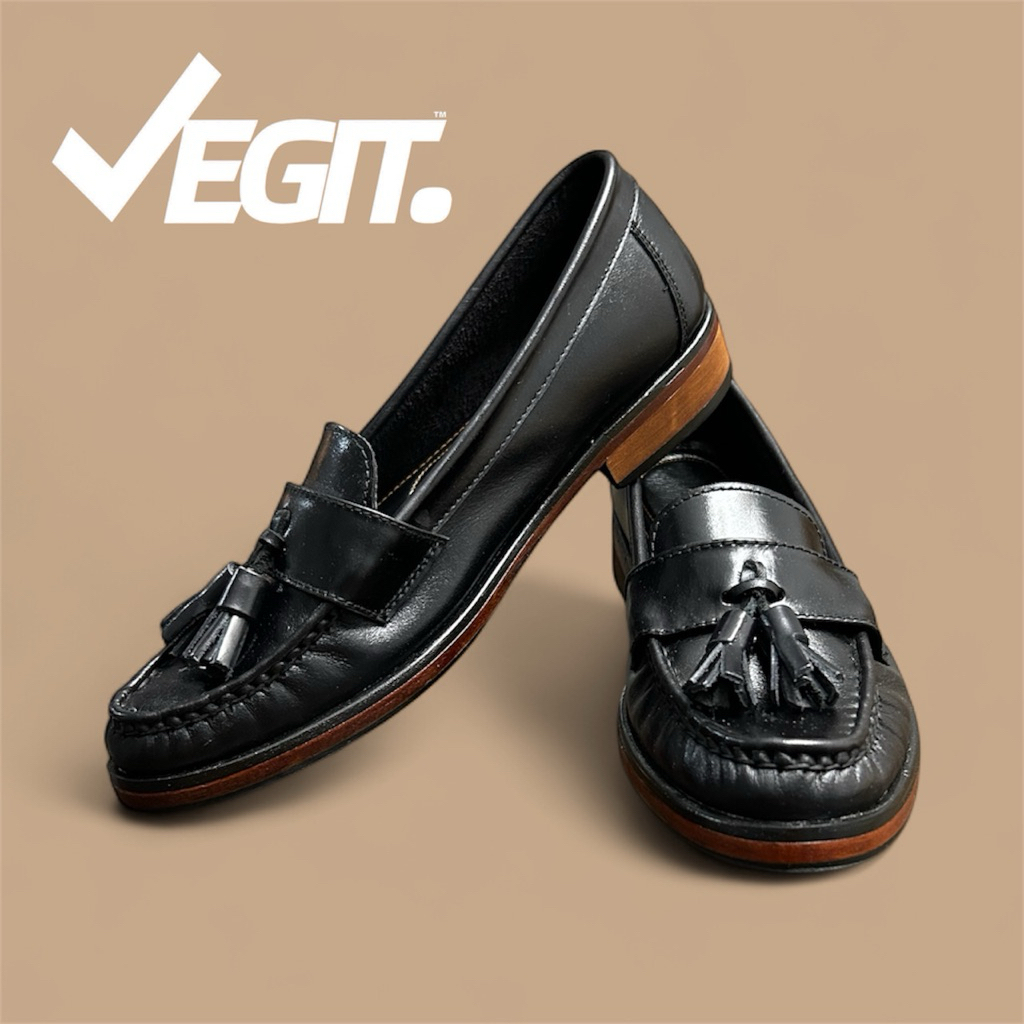 Legit Outlet Marikina Made Tassel Narrow Formal Black Leather Shoes ...