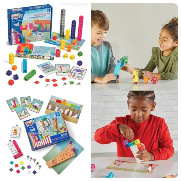 Multicolor Building Block Number 1 to 10 Build Early Math Skill ...