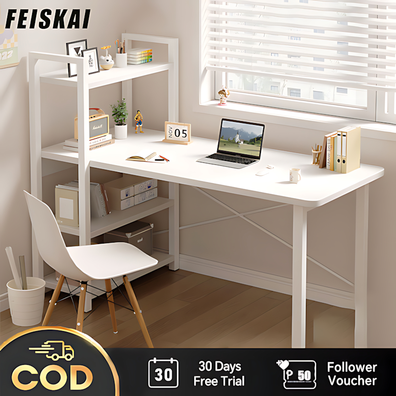 Study Table with Book Shelf Desktop Table Computer Table Office Table ...