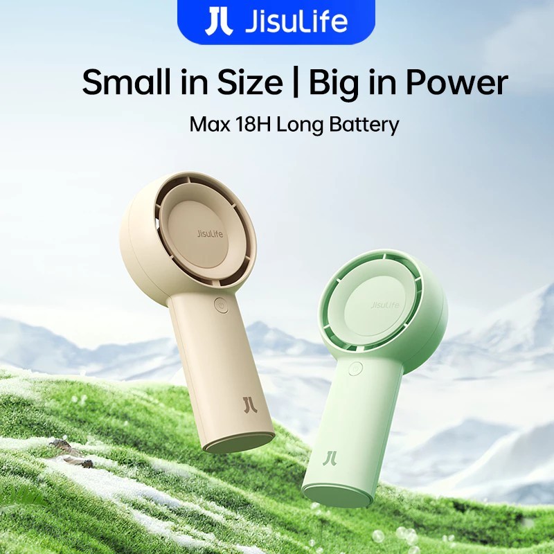 JISULIFE Handheld Fan Life5 Plus Mini Portable Hand Fan USB ...