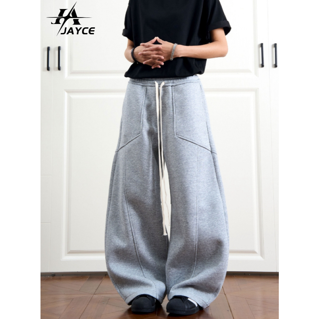 Men's Retro Sports And Casual Curved Sword Guard Pants Loose And Lazy ...