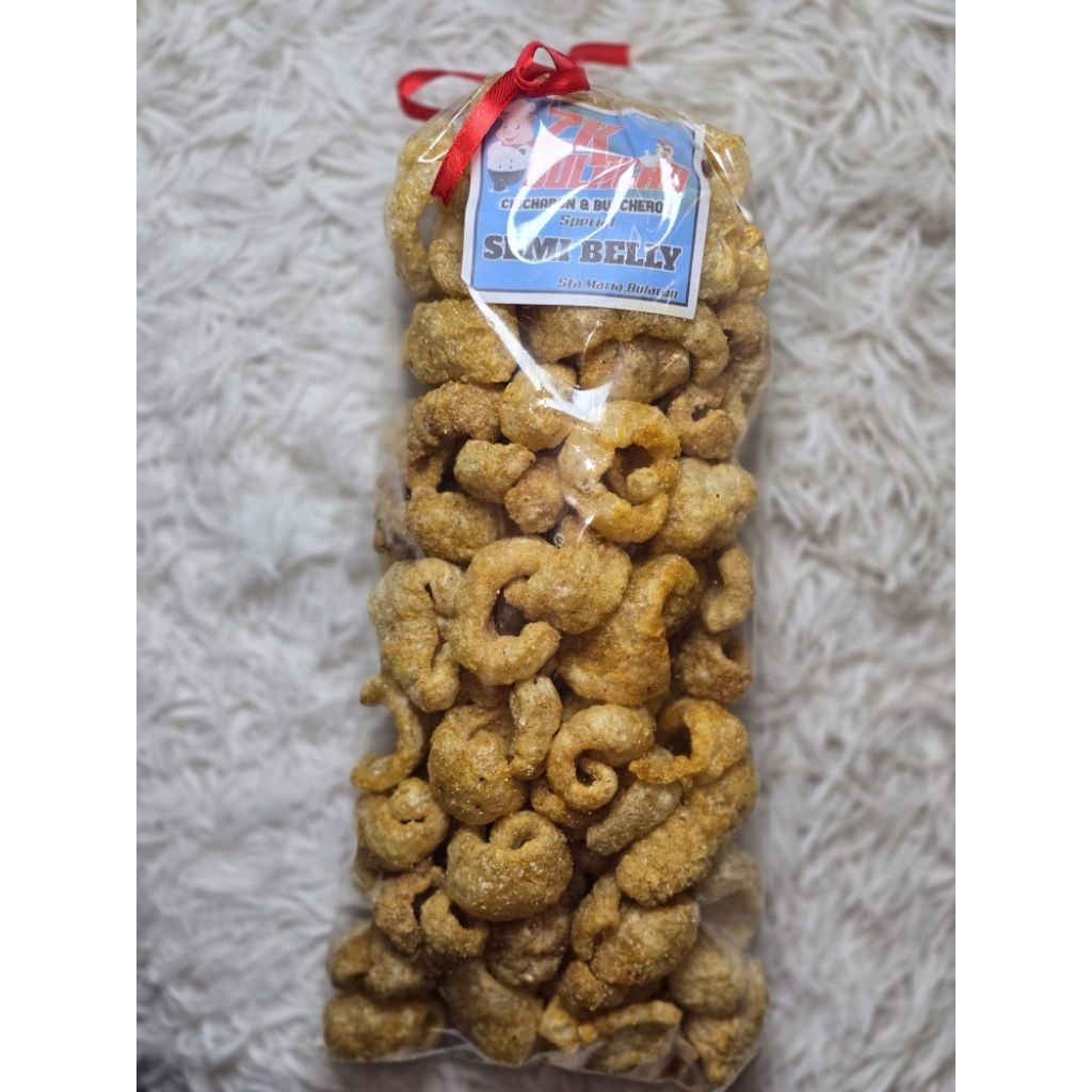 ZK BULACAN Chicharon Semi-Belly (big)approx.170g | Shopee Philippines