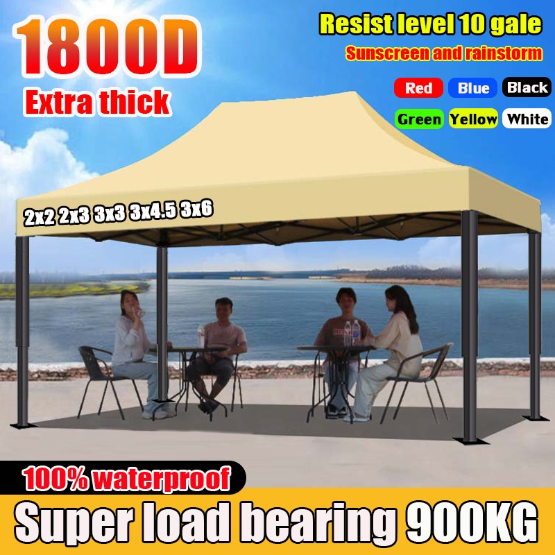 Tent Retractable 2x2 2x3 3x3 3x4.5 3x6M Waterproof 1600D Thickened ...