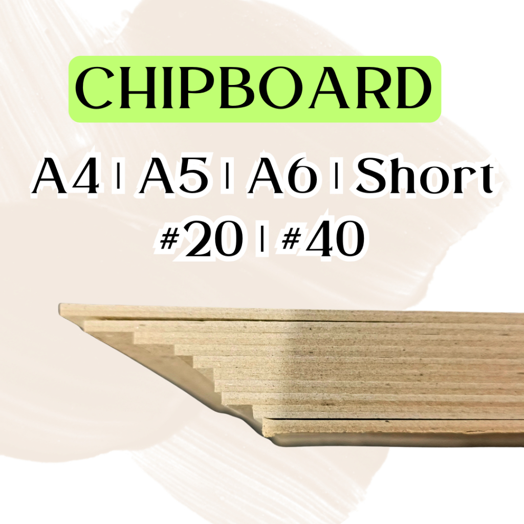 Chipboard 10 and 20 pcs #20 and #40 Thickness with size variation ...
