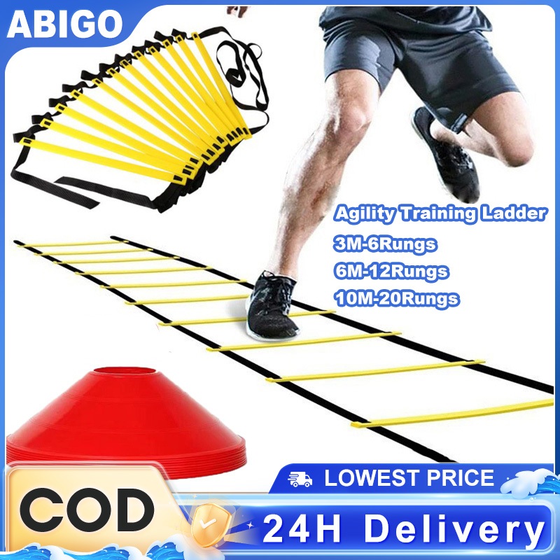 Football Agility Training Ladder Obstacle Rungs Run Exercise Ladders ...