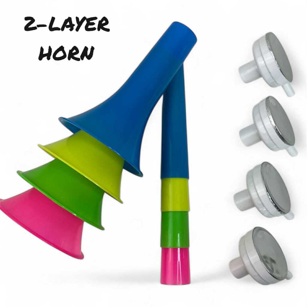 2-Layer Horn Toys Plastic Stadium Use for Cheering - Children Fun and ...