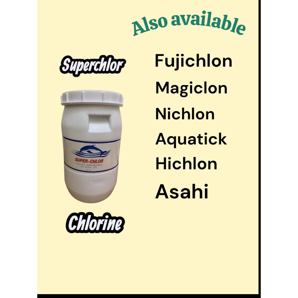 40kgs SuperChlor 65% (China Chlorine) by Everlight | Shopee Philippines