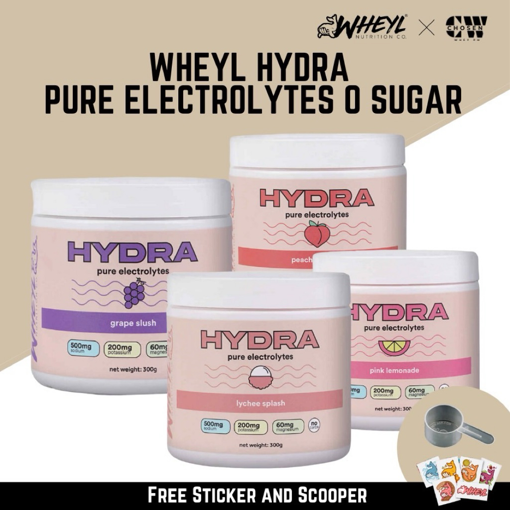 WHEYL HYDRA PURE ELECTROLYTES 60SERVINGS ZERO SUGAR KETO & VEGAN ...