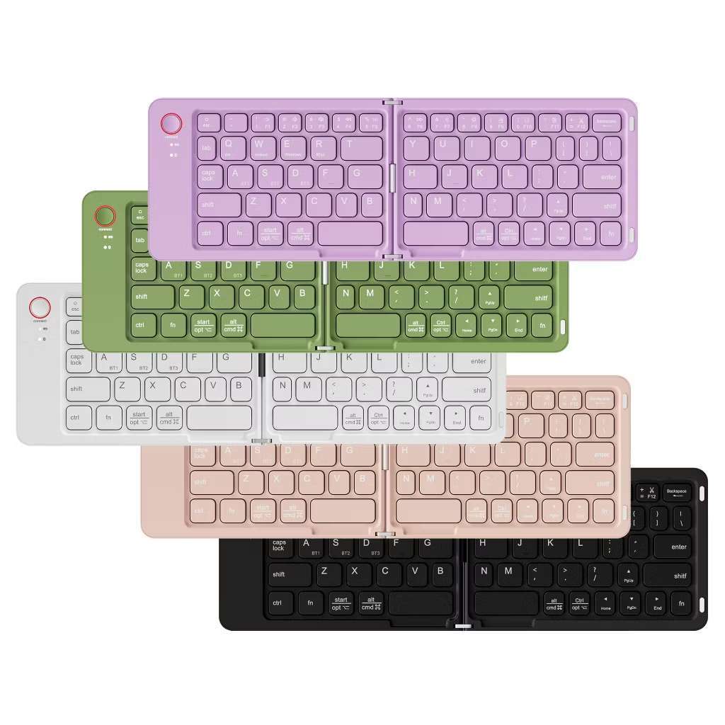 camudy B023 Portable Mini Folding Bluetooth Keyboard Wireless Foldable ...