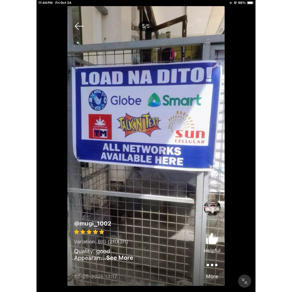 Shop load available here signage for Sale on Shopee Philippines
