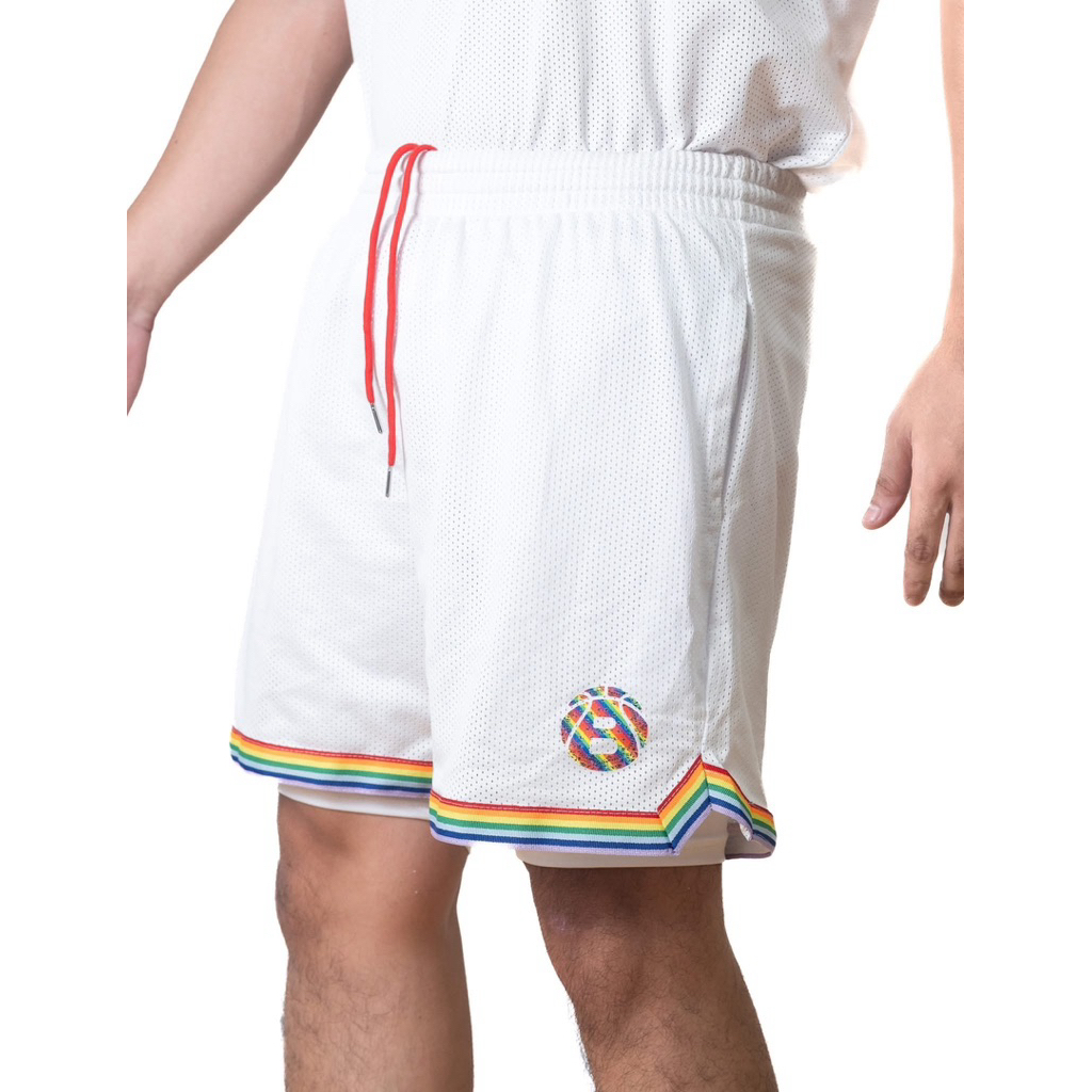 BALLERS RAINBOW MESH SHORT WITH INNER CYCLING | Shopee Philippines
