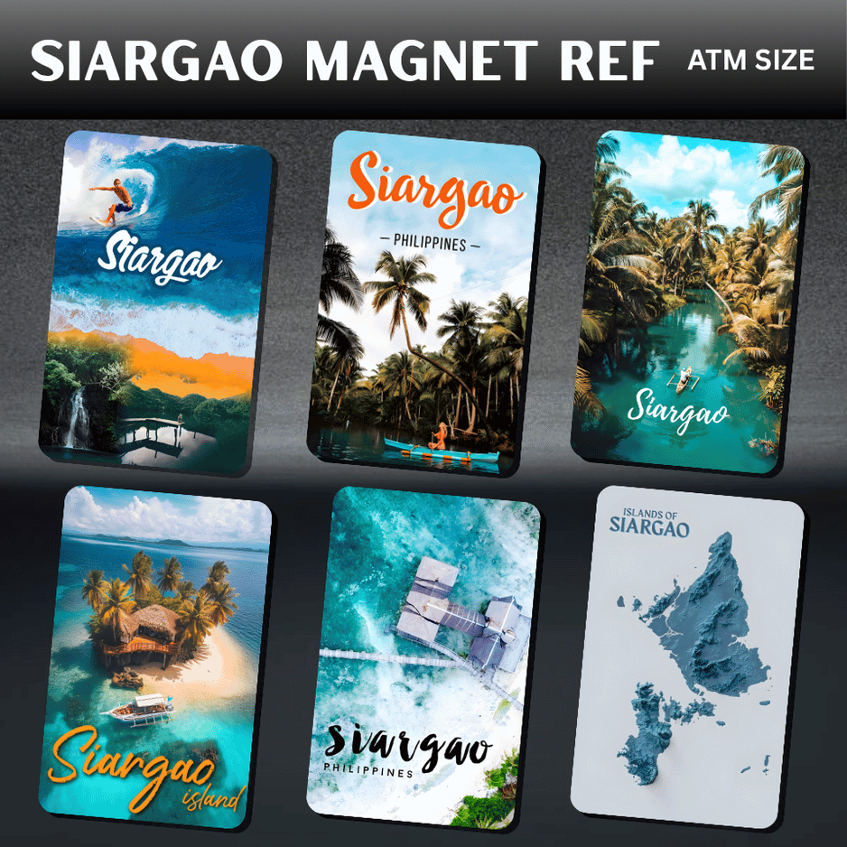 SIARGAO Ref Magnet | Travel Souvenir ATM Size | Shopee Philippines