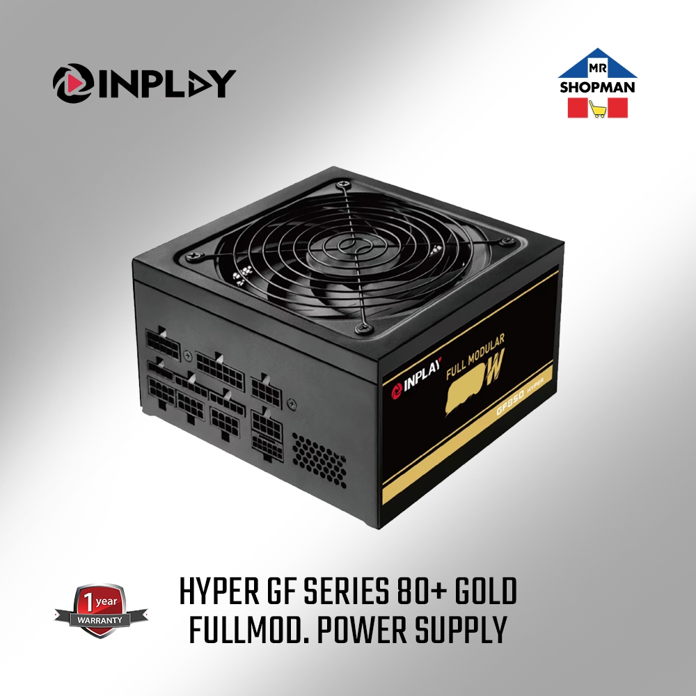 Inplay Hyper GF650 | GF750 | GF850 80+ Gold Full Modular Power Supply ...