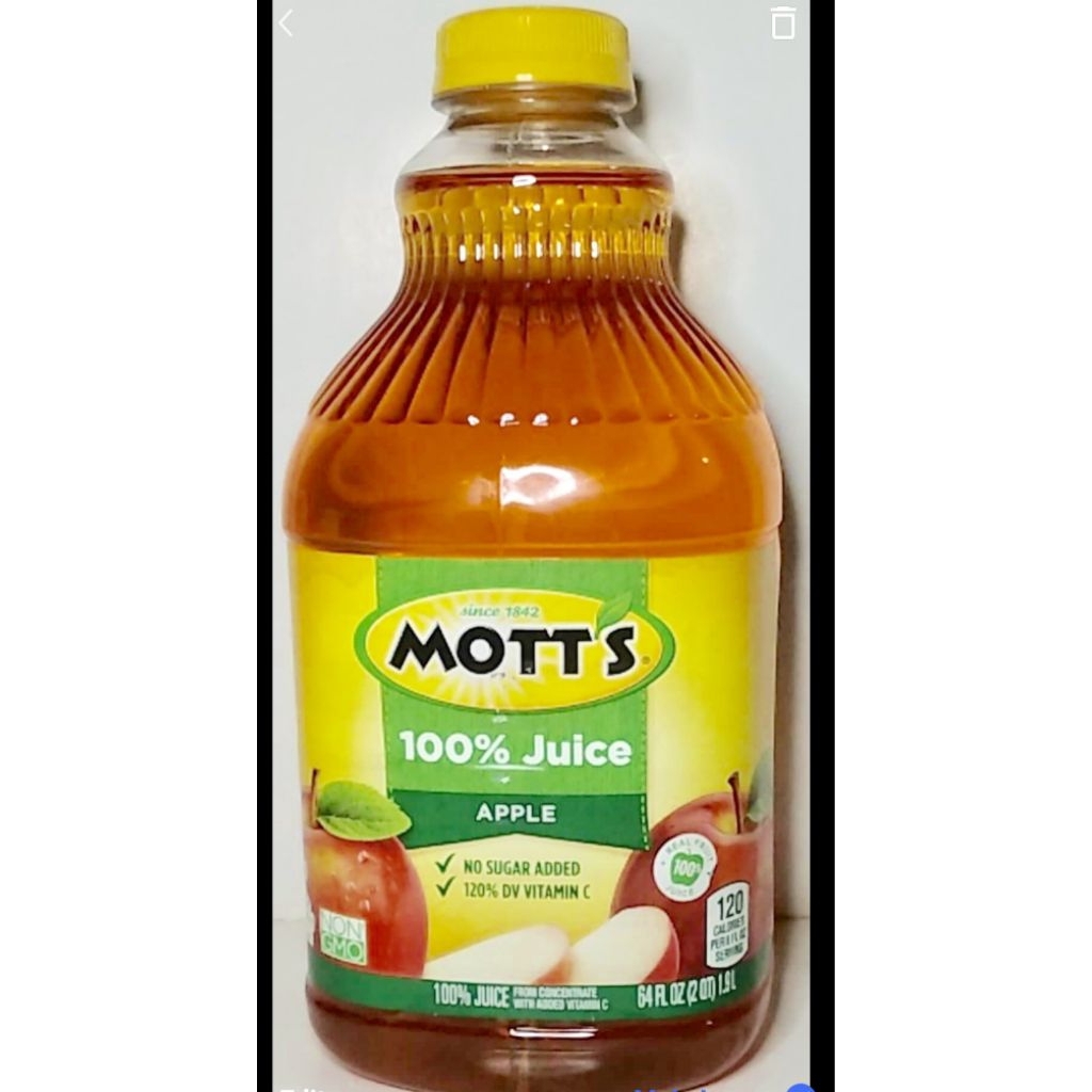 Mott’s 100% Apple Juice 1.89L | Shopee Philippines