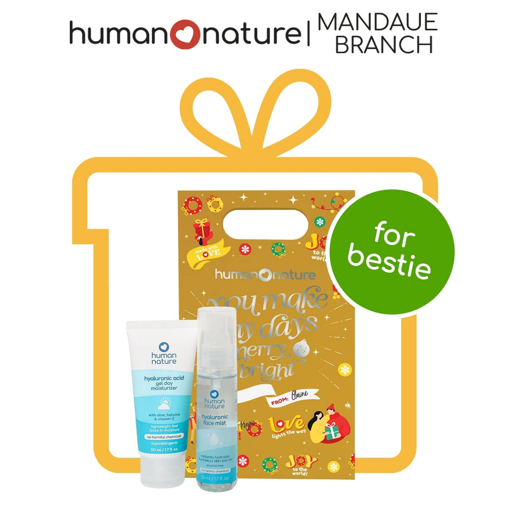 Human Nature Holly Hydration Christmas Gift Set ( Day Moisturizer ...