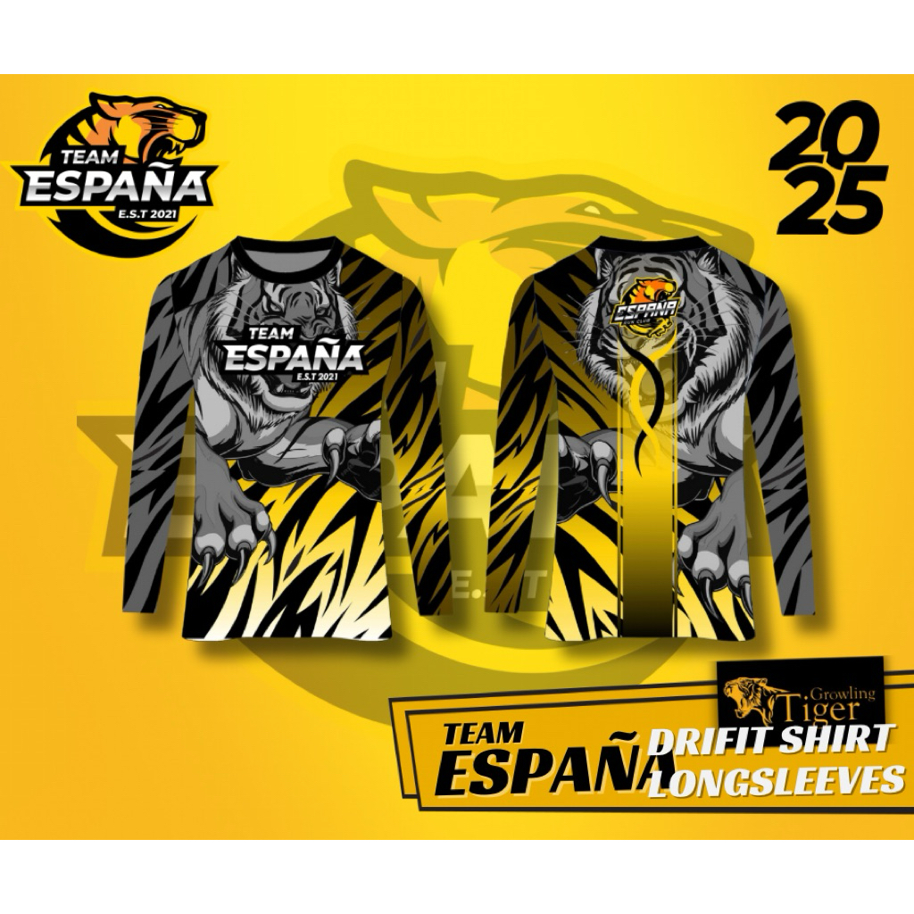 Team Espana Dri-fit Longsleeves (Full Sublimated) | Shopee Philippines