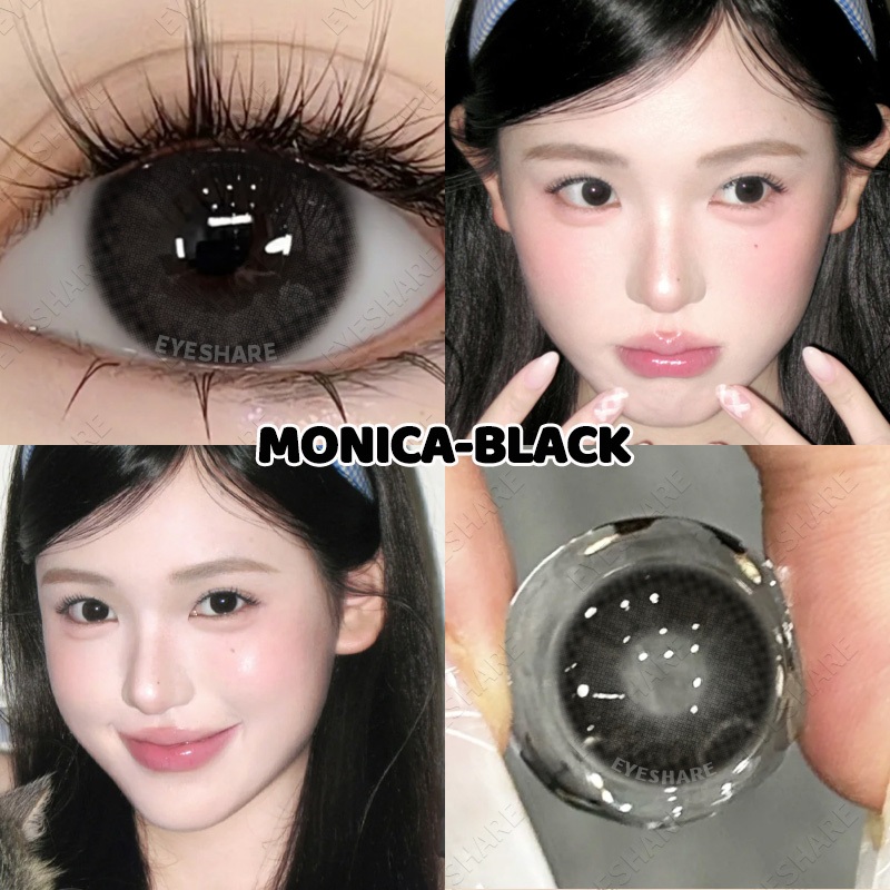 Eyeshare 2Pcs MONICA Contact Lens Brown Natural Big Eye Makeup Doll ...