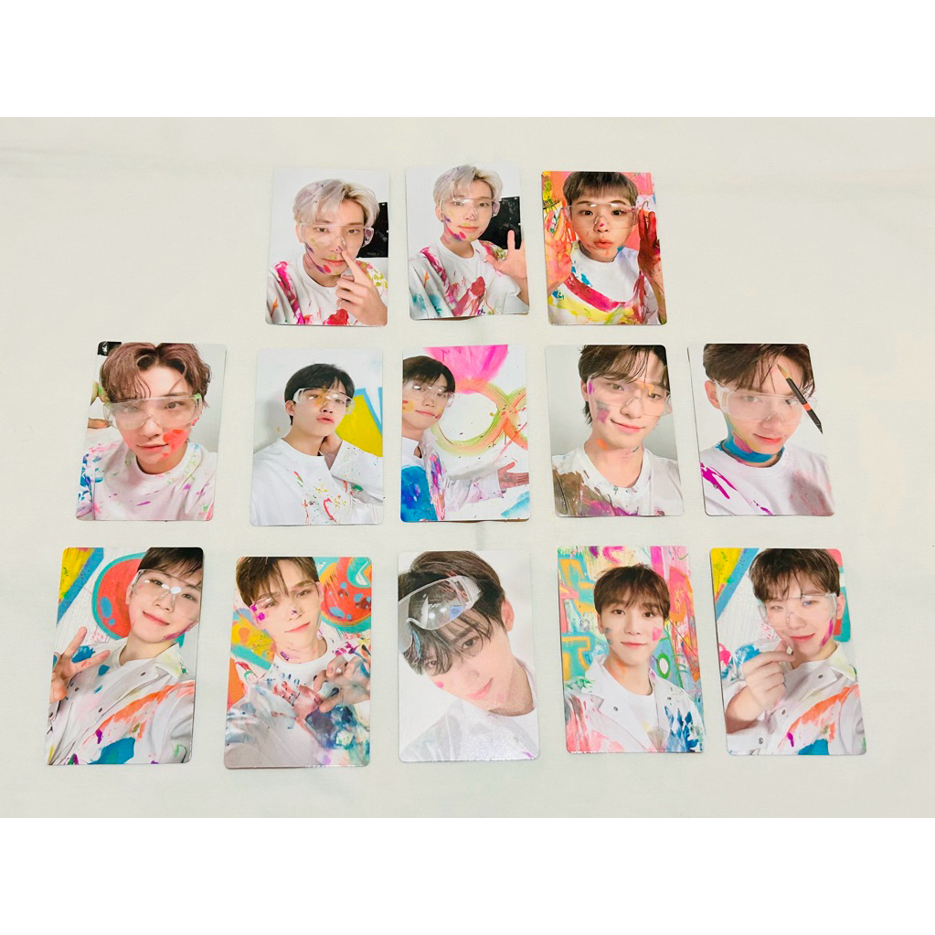 Official SVT Seventeen Face The Sun Carat Version Paint Photocard ...