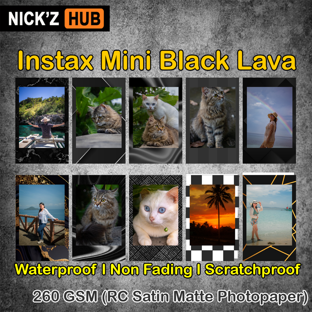 Instax Mini Photo Print 10pcs (2x3.5 inches) I Waterproof, Non-fading ...