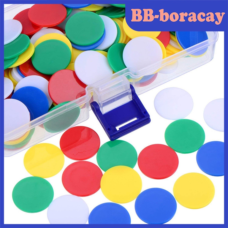 100PCS 25mm Colorful Counter Discs Versatile Sorting & Math ...