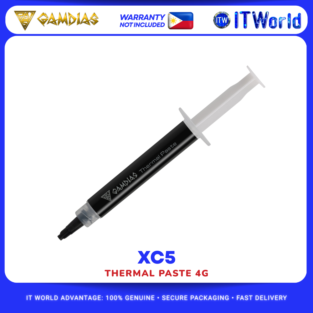 GAMDIAS XC5 Thermal Paste 4g High Conductivity Nano-Diamond Compound ...