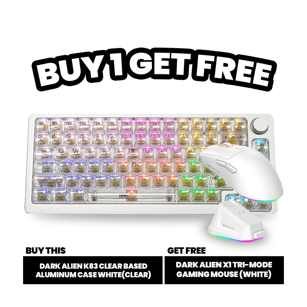 Buy 1 Get FREE Buy Dark Alien K83 Mechanical Keyboard and Get FREE Dark ...