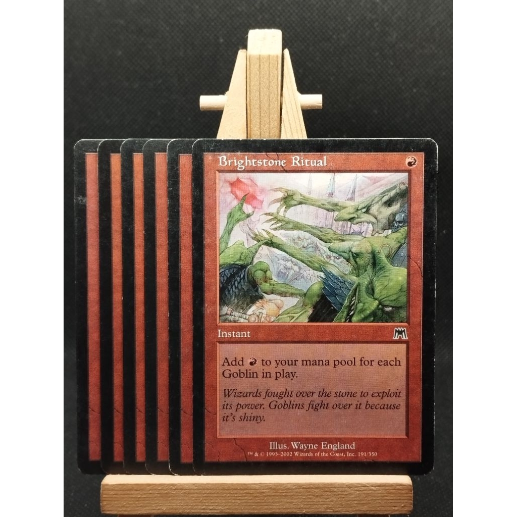 MTG Magic the Gathering Brightstone Ritual | Shopee Philippines