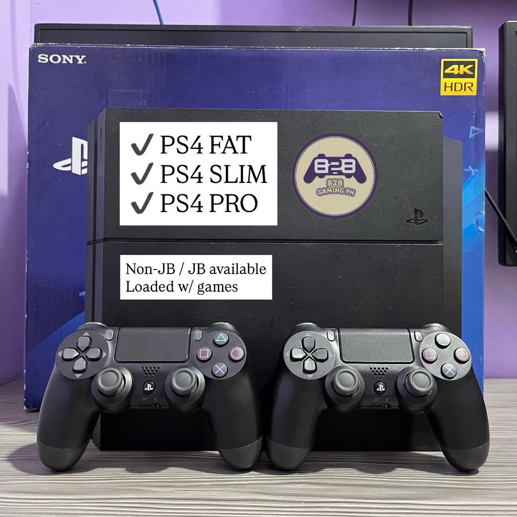 ORIGINAL PS4 CONSOLES W/ GAMES (FAT, SLIM, PRO) | Shopee Philippines