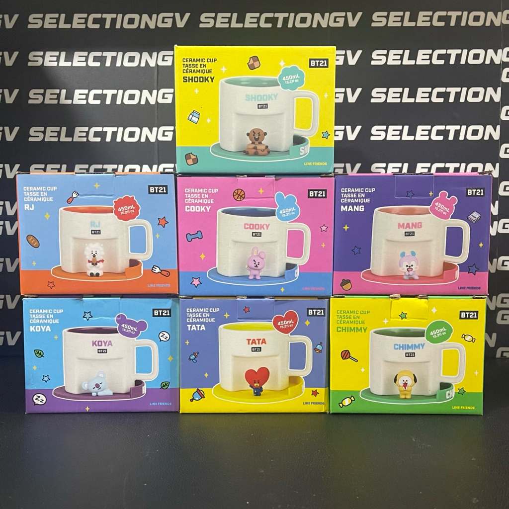 MINISO “ BT21 Ceramic Cup “ | GV : On-hand | Shopee Philippines