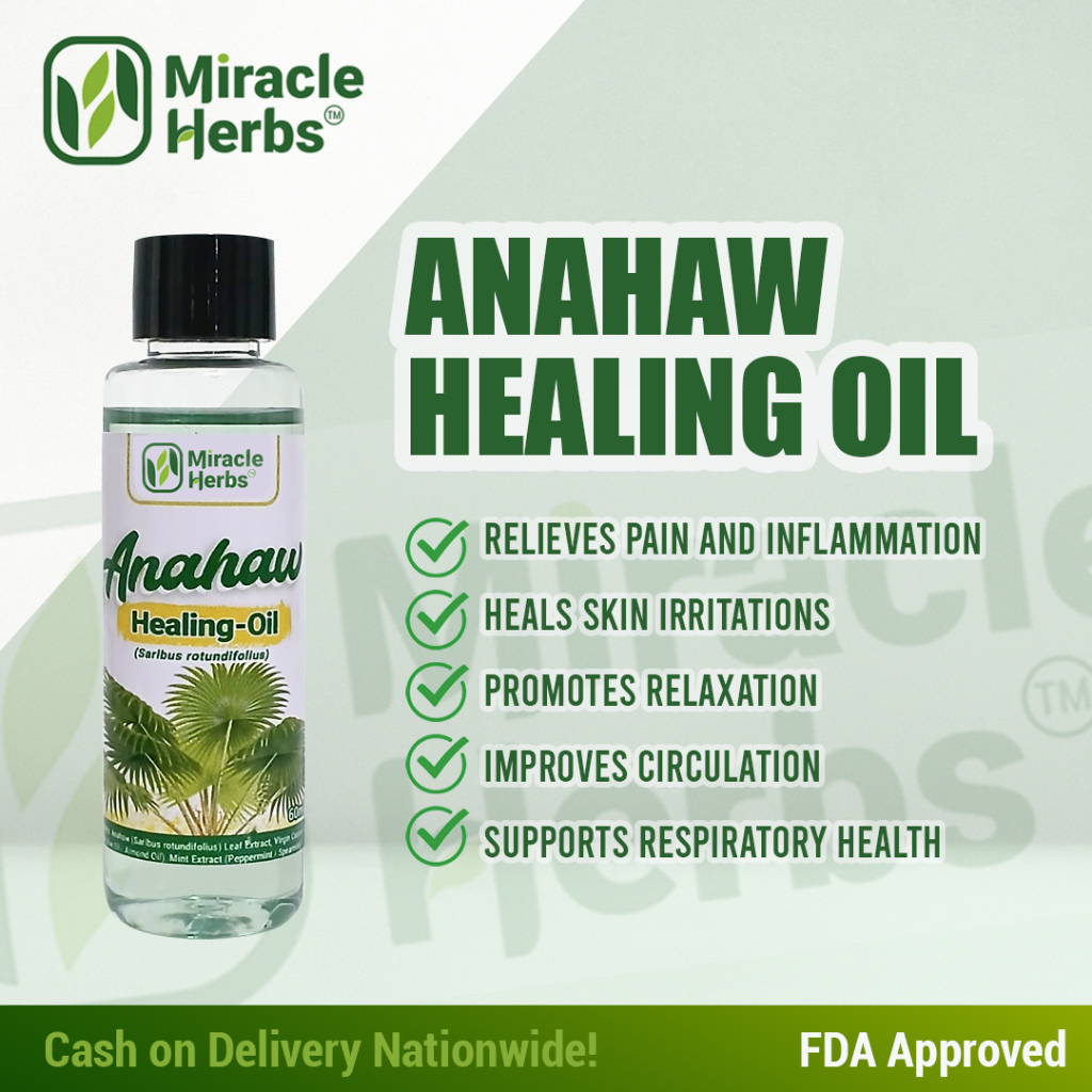 Anahaw Herbal Oil - Filipino Herbal Remedy | Shopee Philippines
