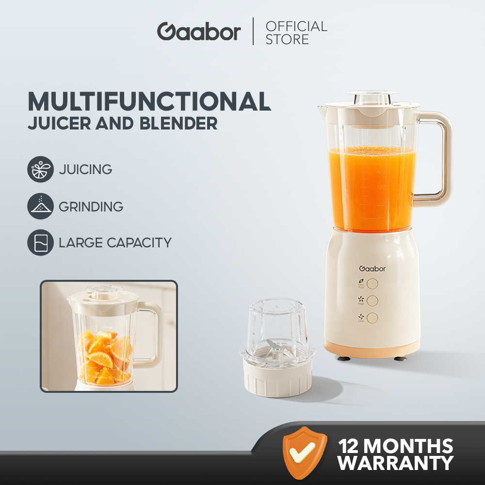 【New】Gaabor 3 in 1 Blender Food Processor Multi-functional Juicer Meat ...