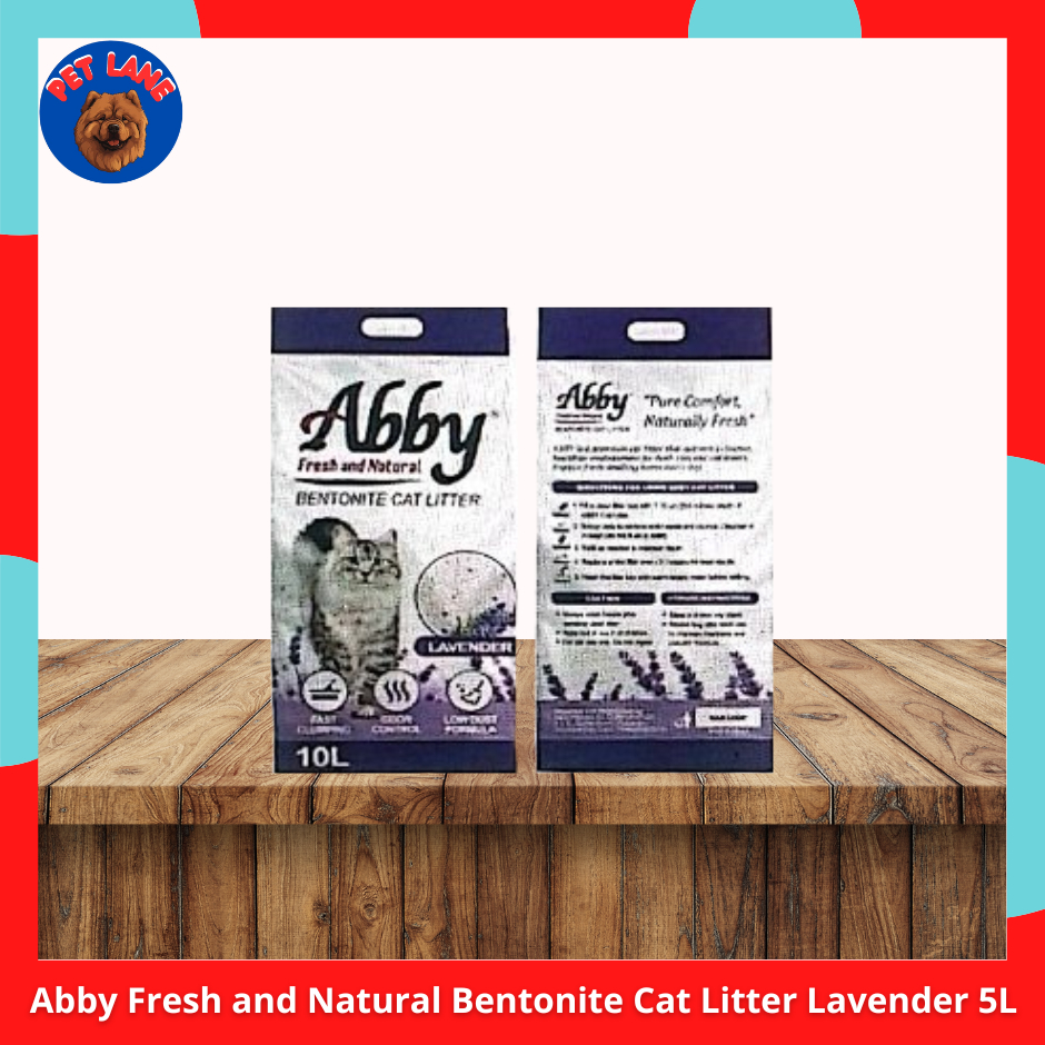 Abby Fresh and Natural Bentonite Cat Litter 10L l 5L | Shopee Philippines