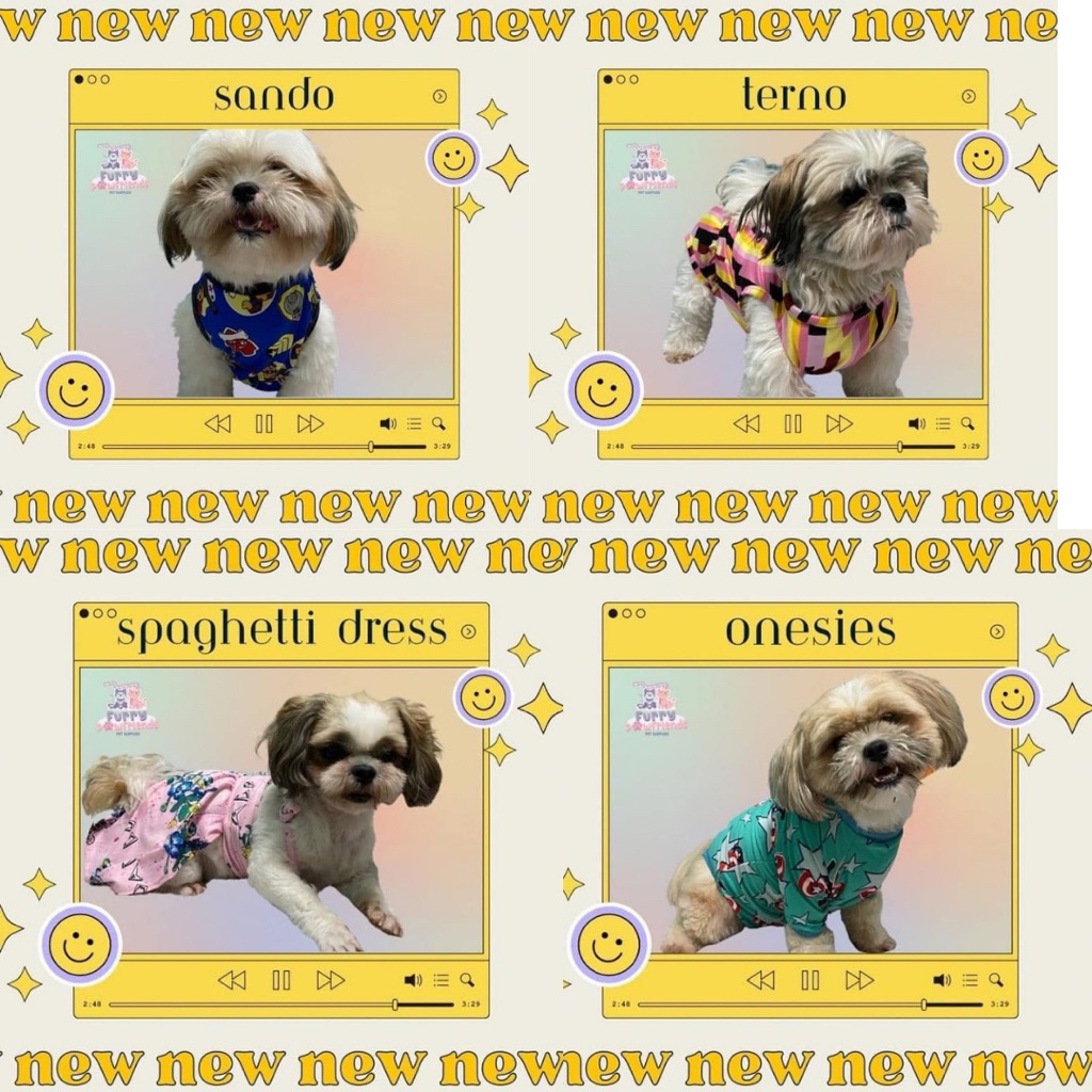 Pet Clothes Sando Dress Terno Onesies and Pajama for Dogs and Cats ...