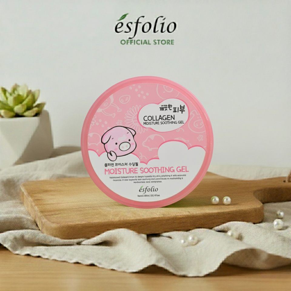 Esfolio Pure Skin Collagen Moisture Soothing Gel 300ml | Shopee Philippines