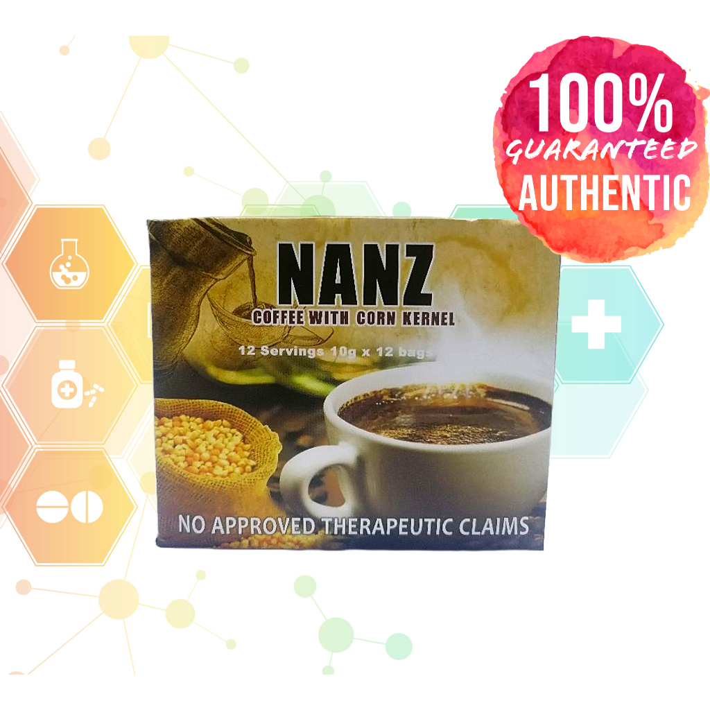 Nanz Coffee with Organic corn kernel (12s/Box) | Shopee Philippines