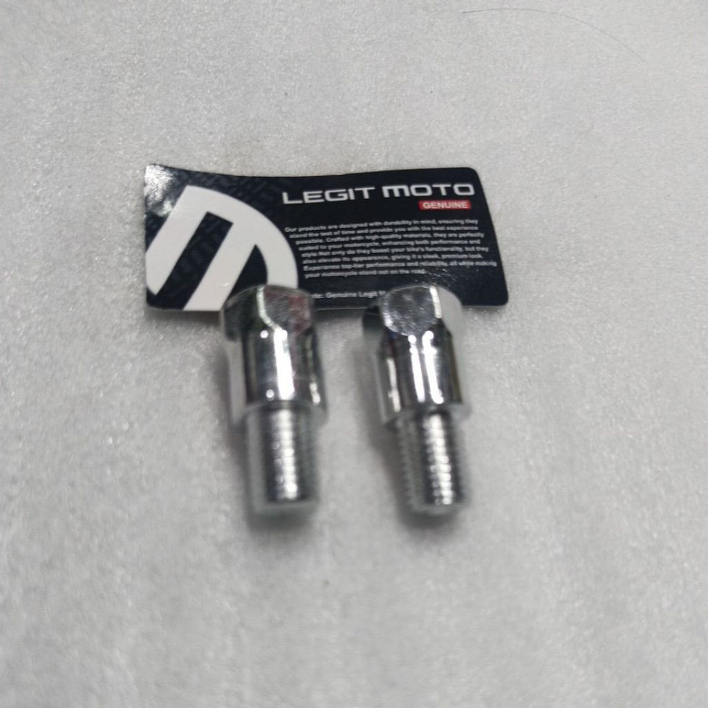 SIDE MIRROR EXTENSION UNIVERSAL YAMAHA CHROME LEGIT MOTO | Shopee ...