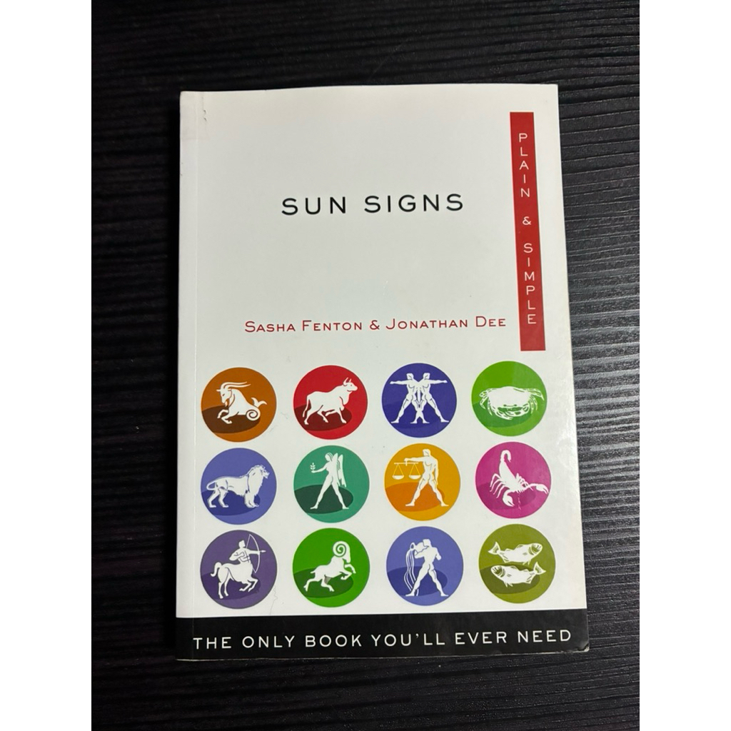 SUN SIGNS: PLAIN & SIMPLE by SASHA FENTON & JONATHAN DEE (PAPERBACK ...