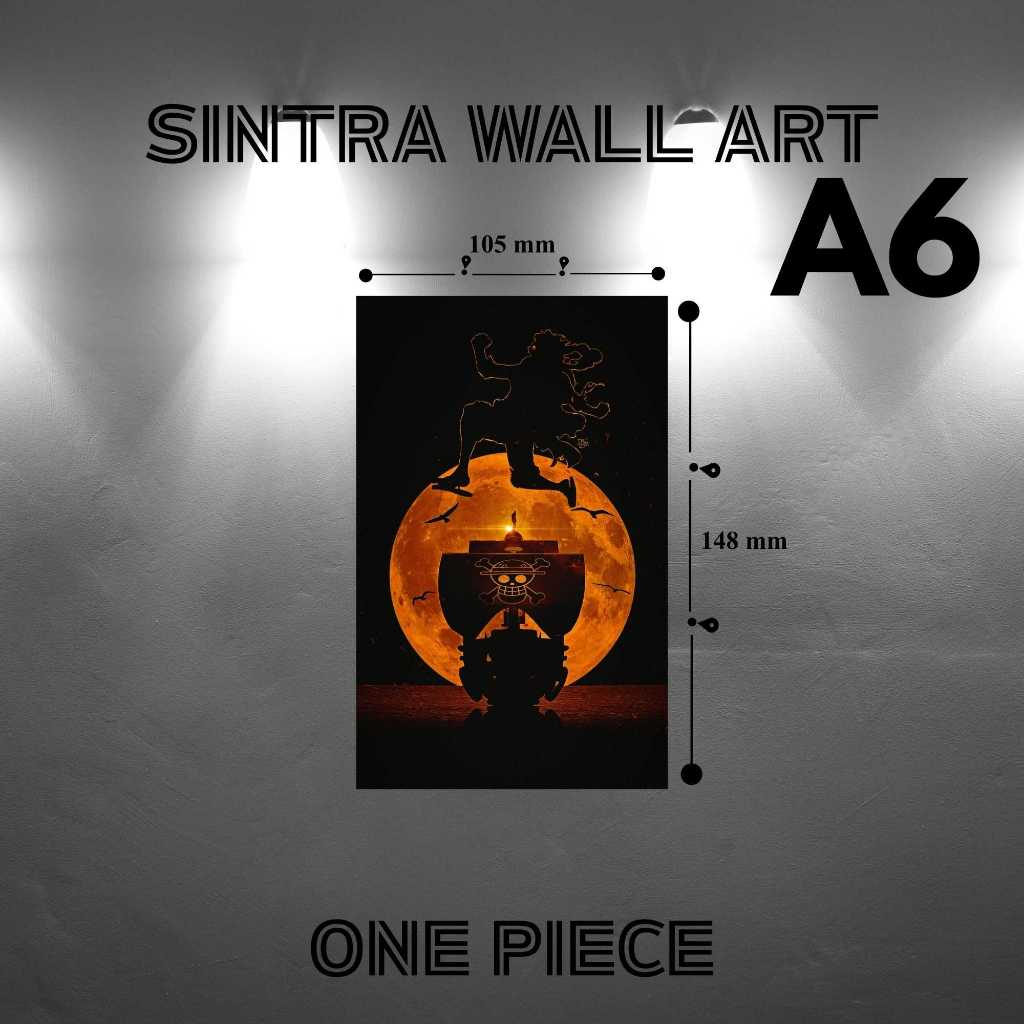 One Piece Wall Design | Stylish Anime Wall Art | High-Quality Print ...